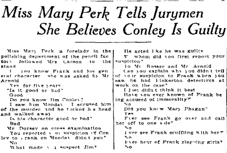 Jim Conley – The Leo Frank Case Research Library